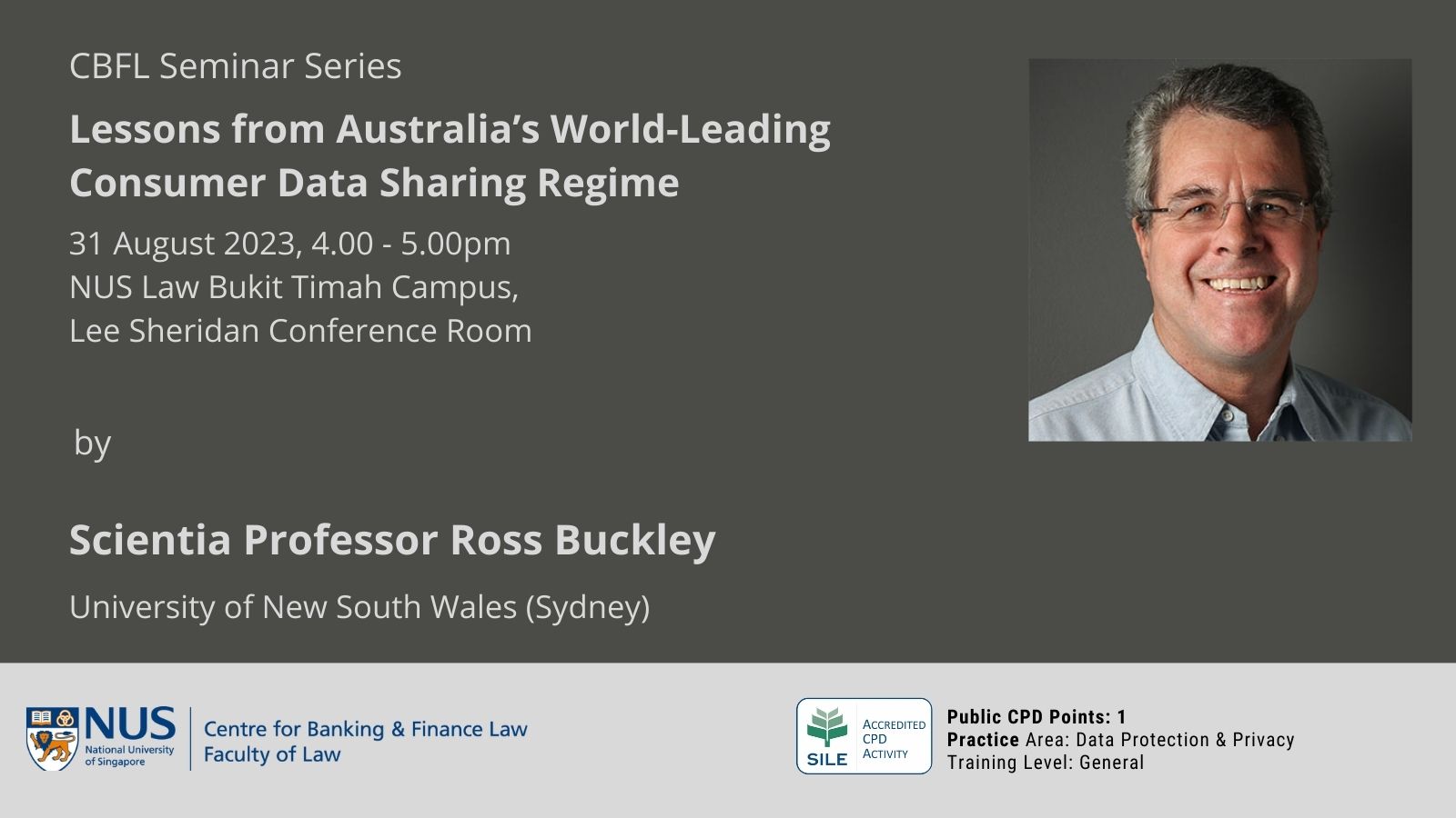 CBFL Seminar Series by Scientia Professor Ross Buckley, UNSW Sydney